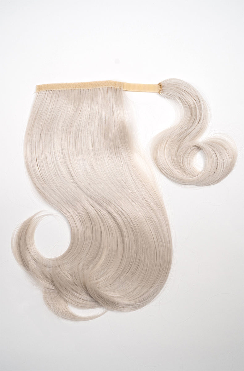 Power Pony Clip-In - 90's Bounce – Ice White – Spectrum One Hair